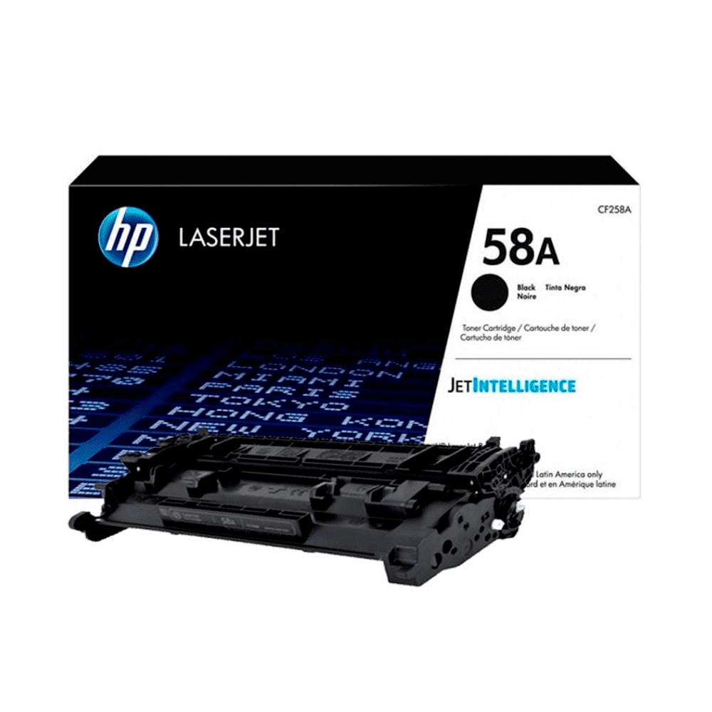 HP Toner 58A LaserJet CF258A Negro